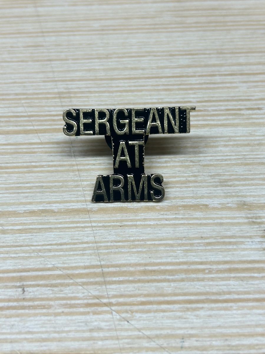 Sergeant At Arms Lapel pin